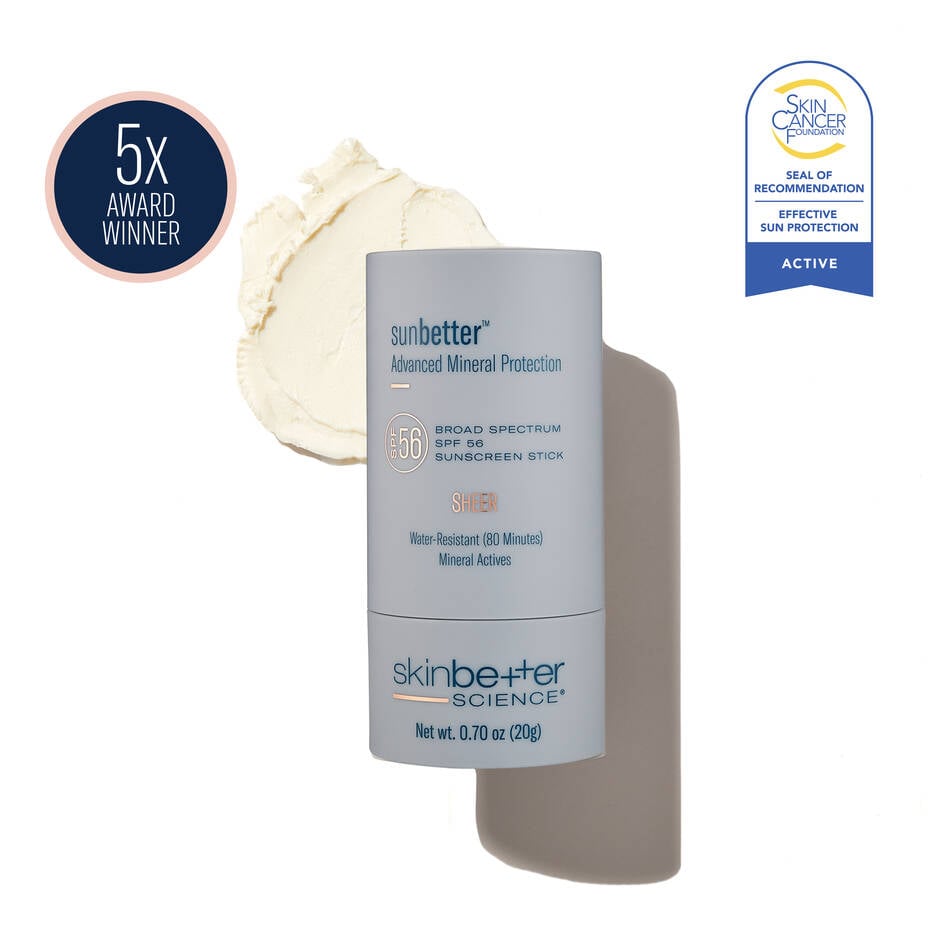 sunbetter SHEER SPF 56 Mineral Sunscreen Stick – The Skin Clinic LA